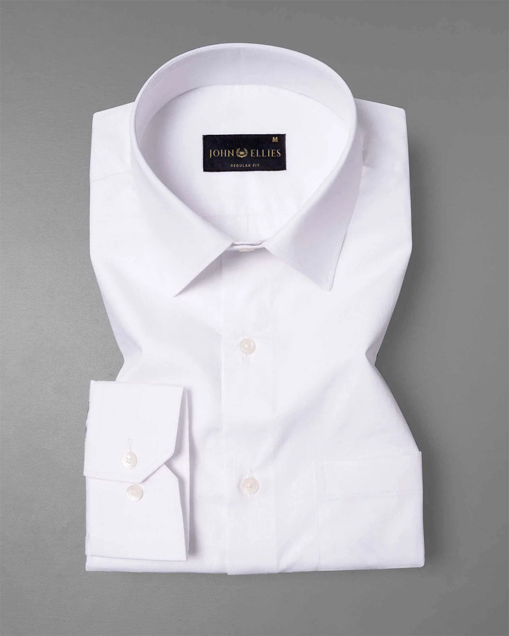 Buy Bright White Premium Cotton Shirt
